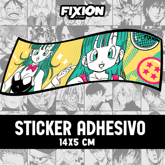 STICKER B#18 - DRAGON BALL BULMA – Fixion