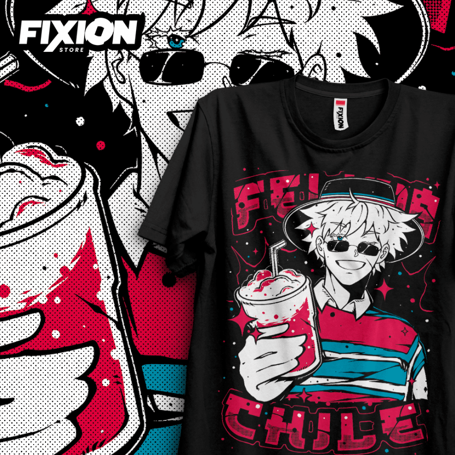 Jujutsu Kaisen - Gojo - CHILE (negro) – Fixion
