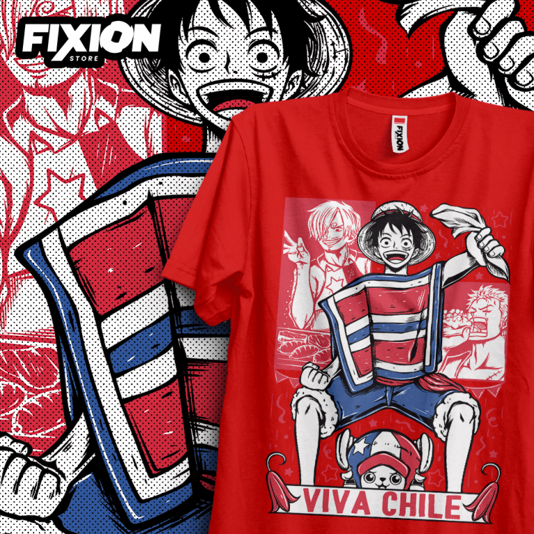 One Piece - Luffy - CHILE (ROJO) – Fixion